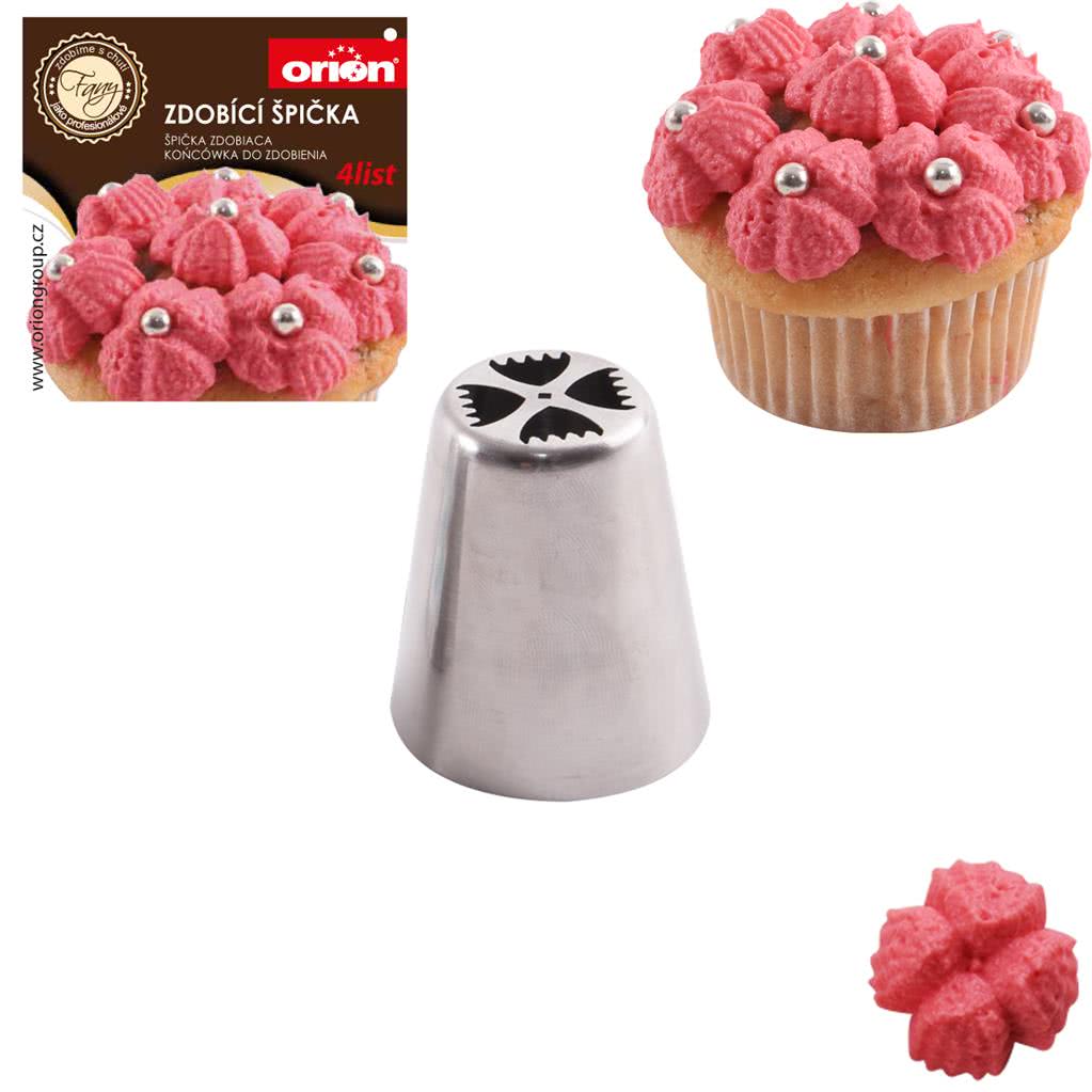 Tylka do zdobienia - Kwiaty z czterema płatkami - Torcik.net